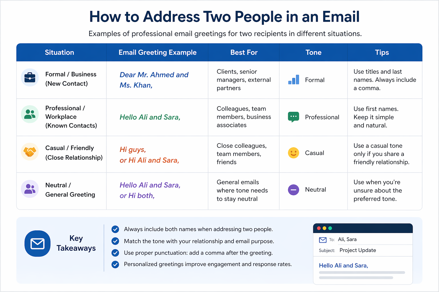 How to Address Two People in an Email – Simple Guide